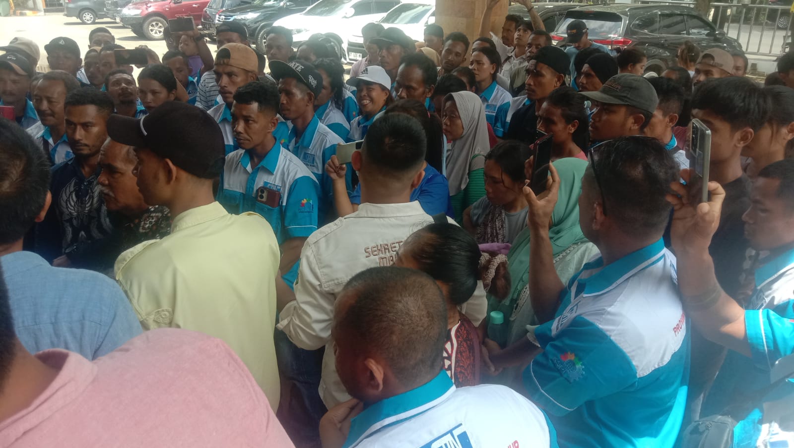 MEDIASI PEKERJA PT CPP DENGAN DISNAKER KALTIM - SERIKAT PEKERJA NASIONAL